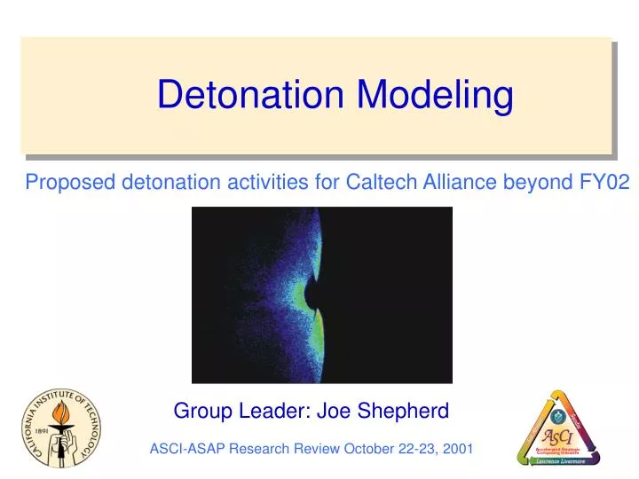 PPT - Detonation Modeling PowerPoint Presentation, free download - ID ...