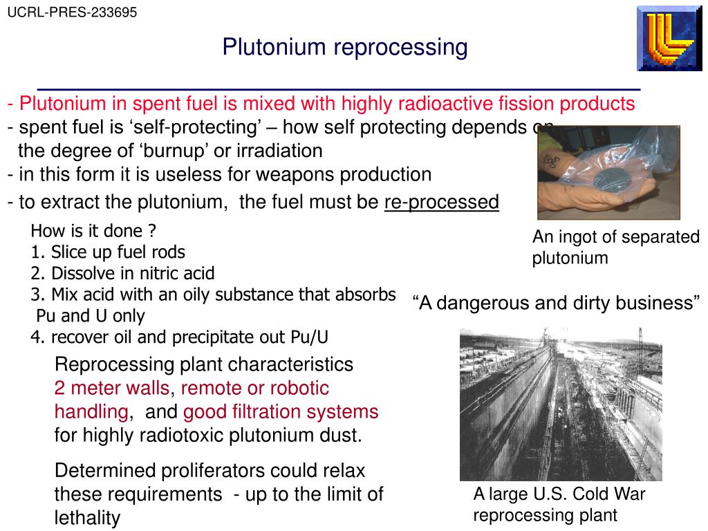 PPT - The Production of Fissile Materials for Nuclear Weapons and ...