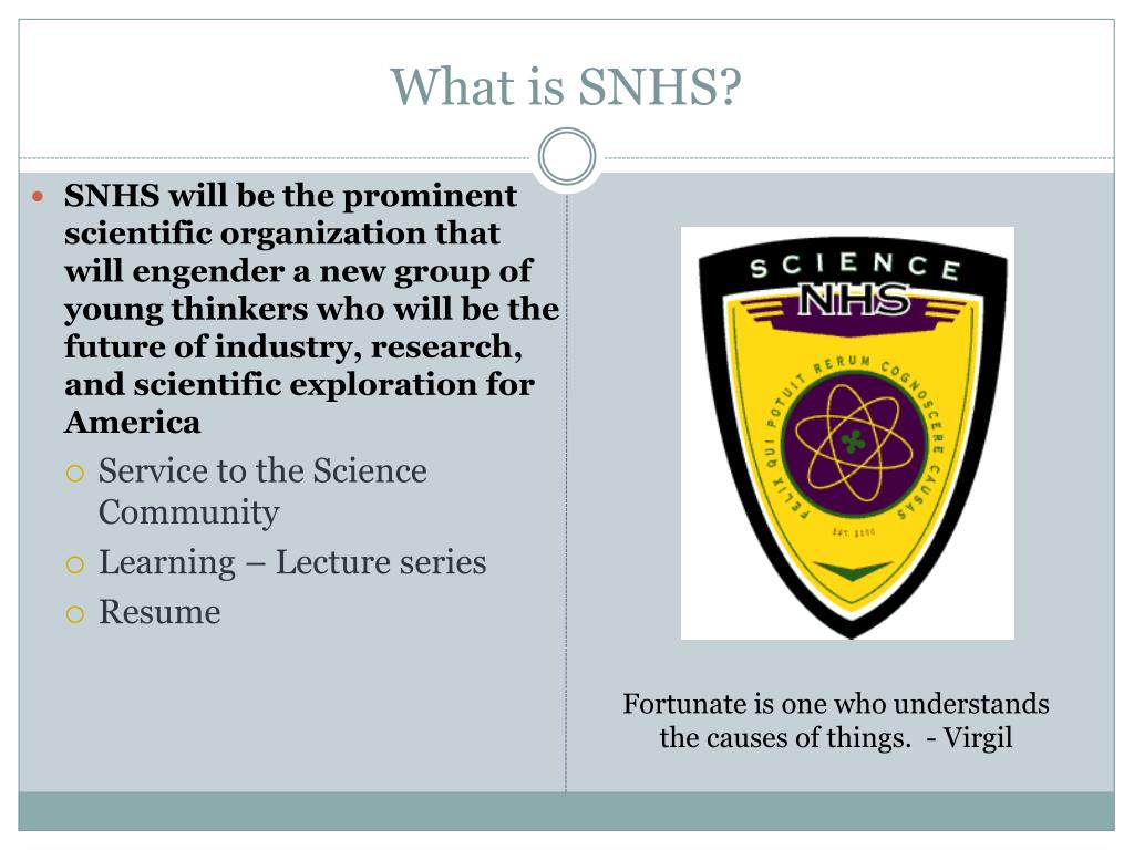 PPT - Science National Honor Society PowerPoint Presentation, free ...