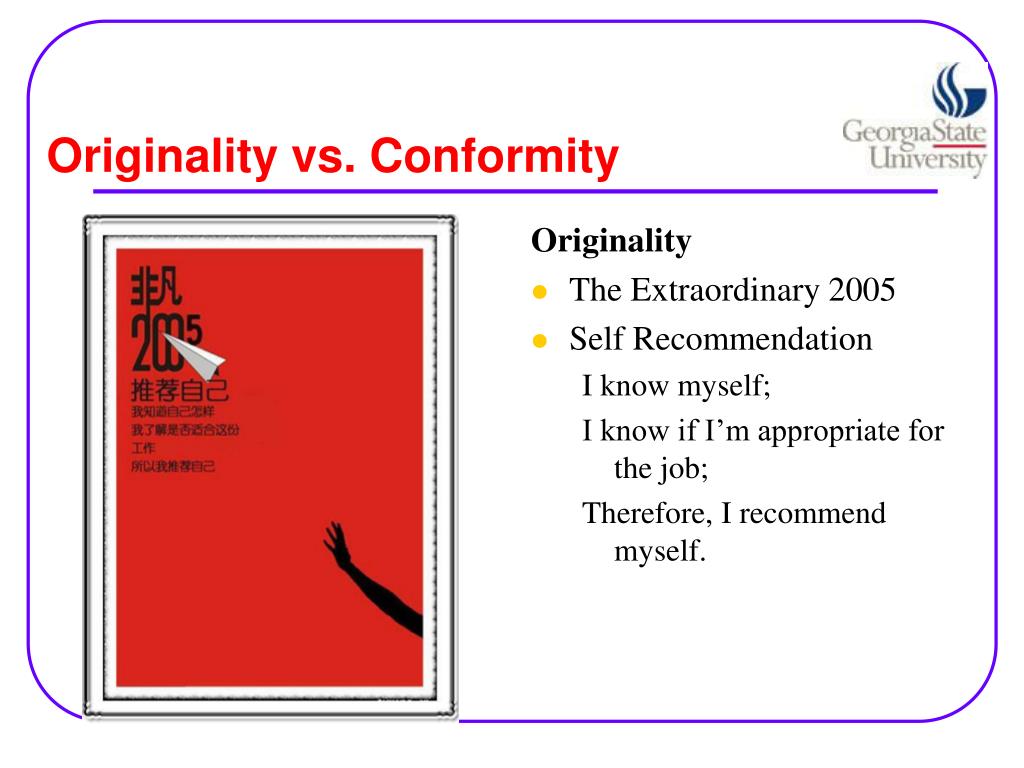 PPT - Caught between Originality and Conformity: Resume Design in China ...