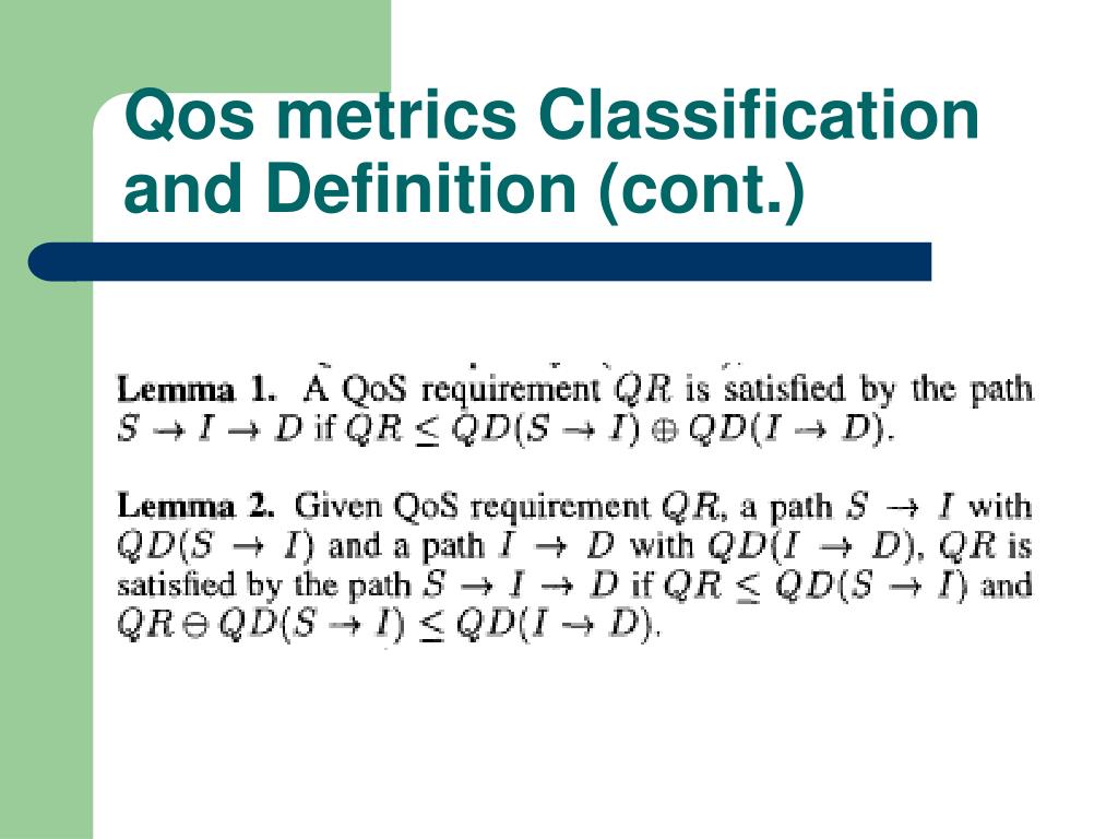 Ppt Smart Forwarding Technique For Routing With Multiple Qos Constraints Powerpoint