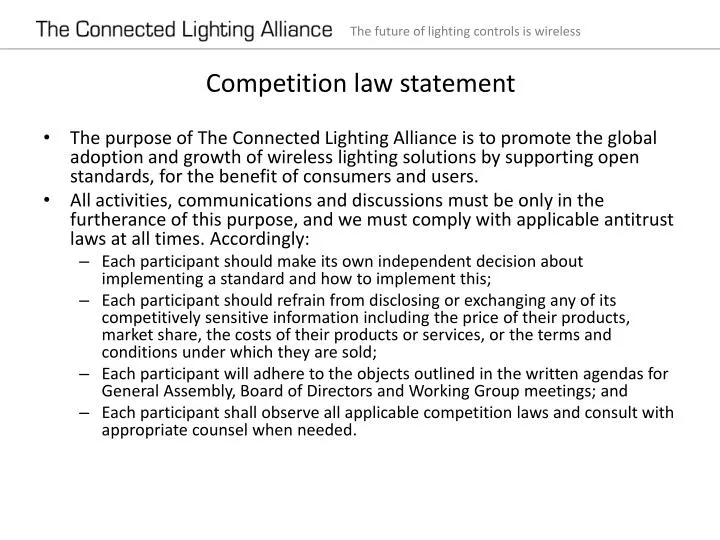 PPT - Competition law statement PowerPoint Presentation, free download ...