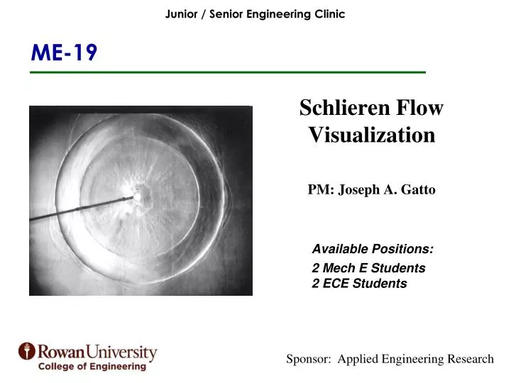 PPT - Schlieren Flow Visualization PowerPoint Presentation, free ...