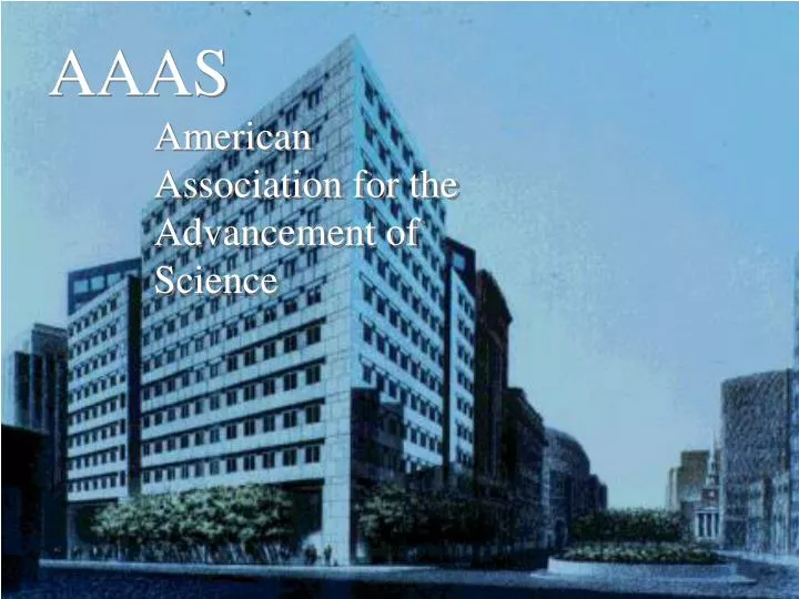 PPT - AAAS PowerPoint Presentation, free download - ID:1758378