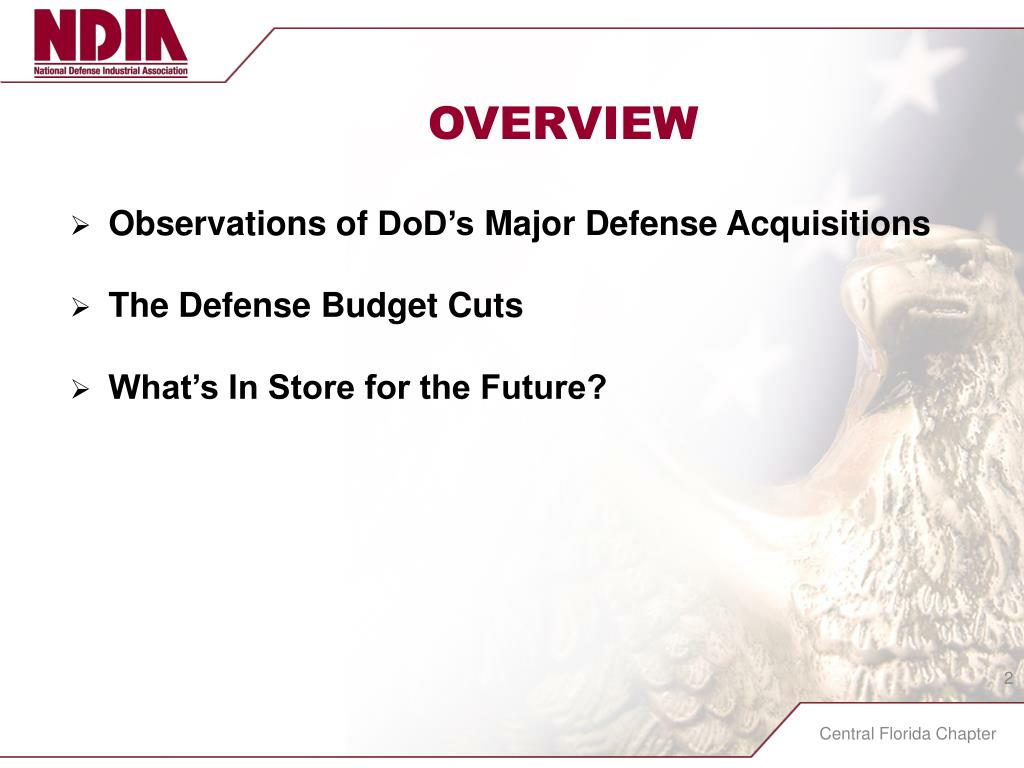 PPT - What’s Happening in the Defense Market? Amy Motko President, NDIA ...