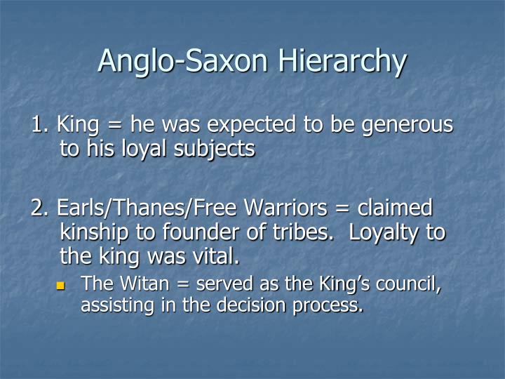 PPT - The Anglo-Saxon Period 449-1066 Anno domini (In the year of our ...