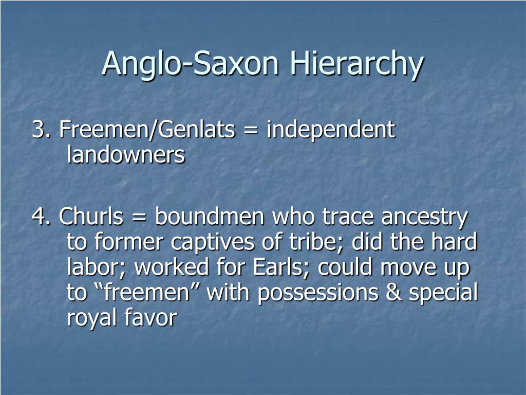 PPT - The Anglo-Saxon Period 449-1066 Anno domini (In the year of our ...