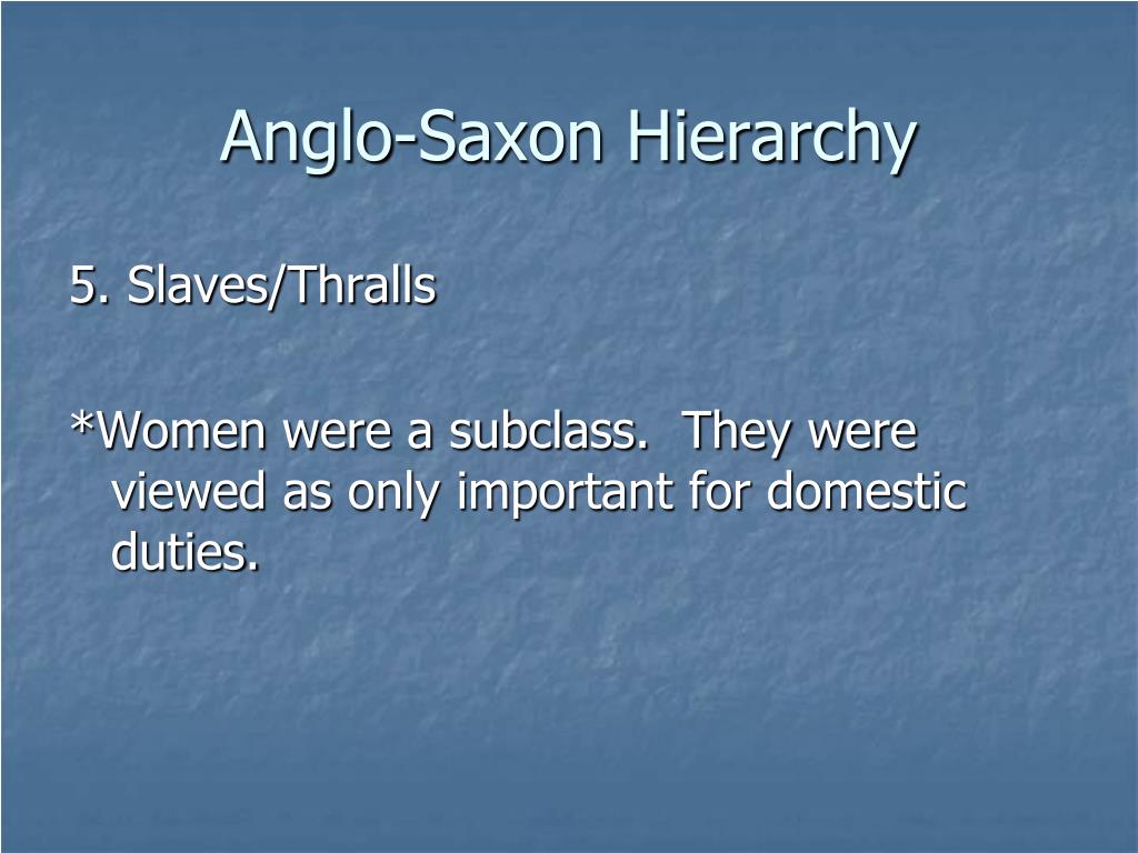 PPT - The Anglo-Saxon Period 449-1066 Anno domini (In the year of our ...