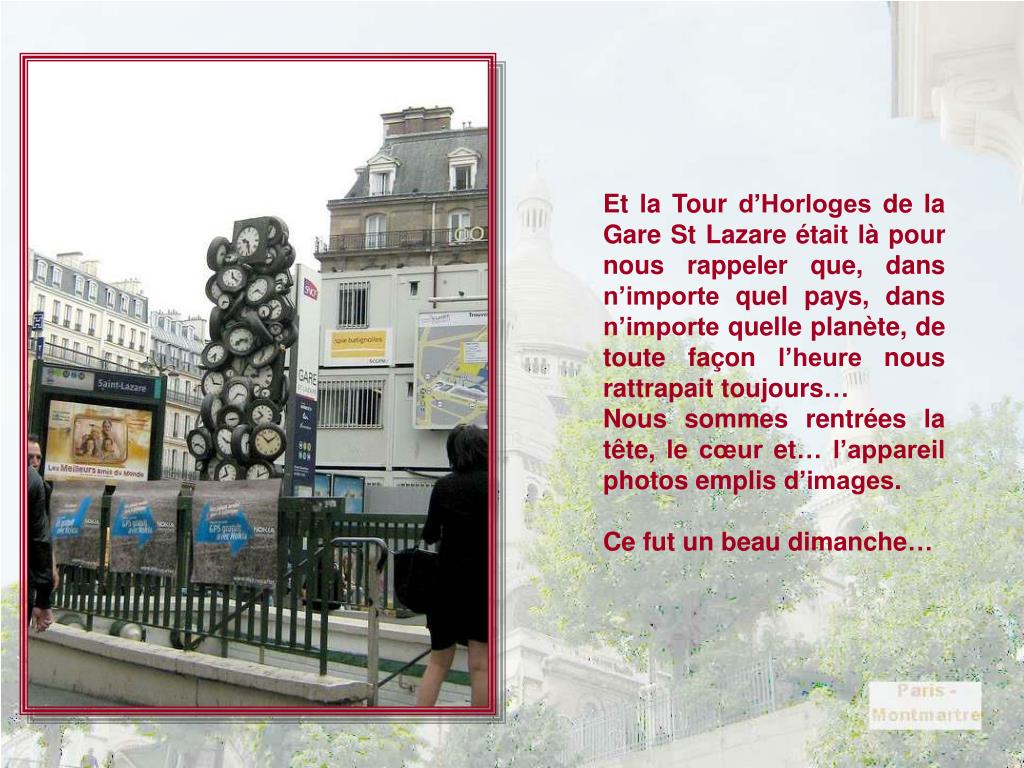PPT - UN PETIT TOUR A MONTMARTRE PowerPoint Presentation, free download ...