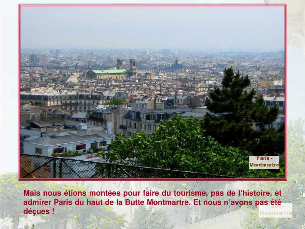 PPT - UN PETIT TOUR A MONTMARTRE PowerPoint Presentation, free download ...