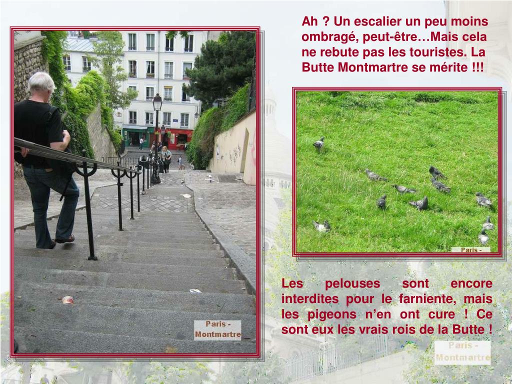 PPT - UN PETIT TOUR A MONTMARTRE PowerPoint Presentation, free download ...