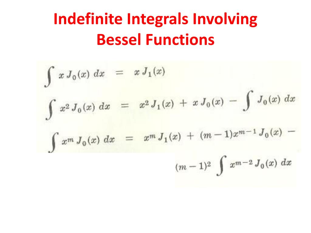 Table Of Bessel Function Integrals | Brokeasshome.com Table Of Bessel Function Integrals | Brokeasshome.com