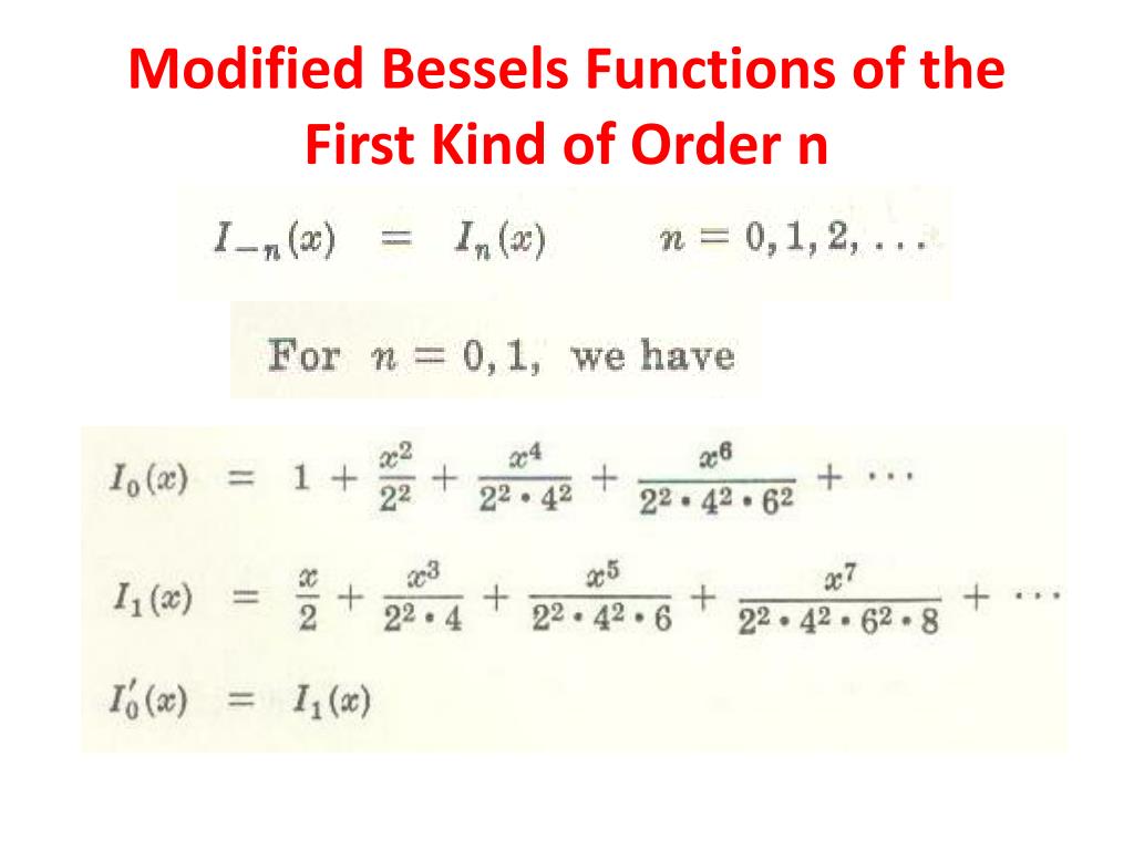 PPT - BESSEL’S EQUATION AND BESSEL FUNCTIONS : PowerPoint Presentation ... PPT - BESSEL’S EQUATION AND BESSEL FUNCTIONS : PowerPoint Presentation ...
