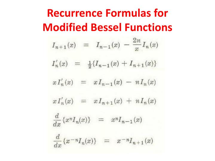 Ppt Bessels Equation And Bessel Functions Powerpoint Presentation