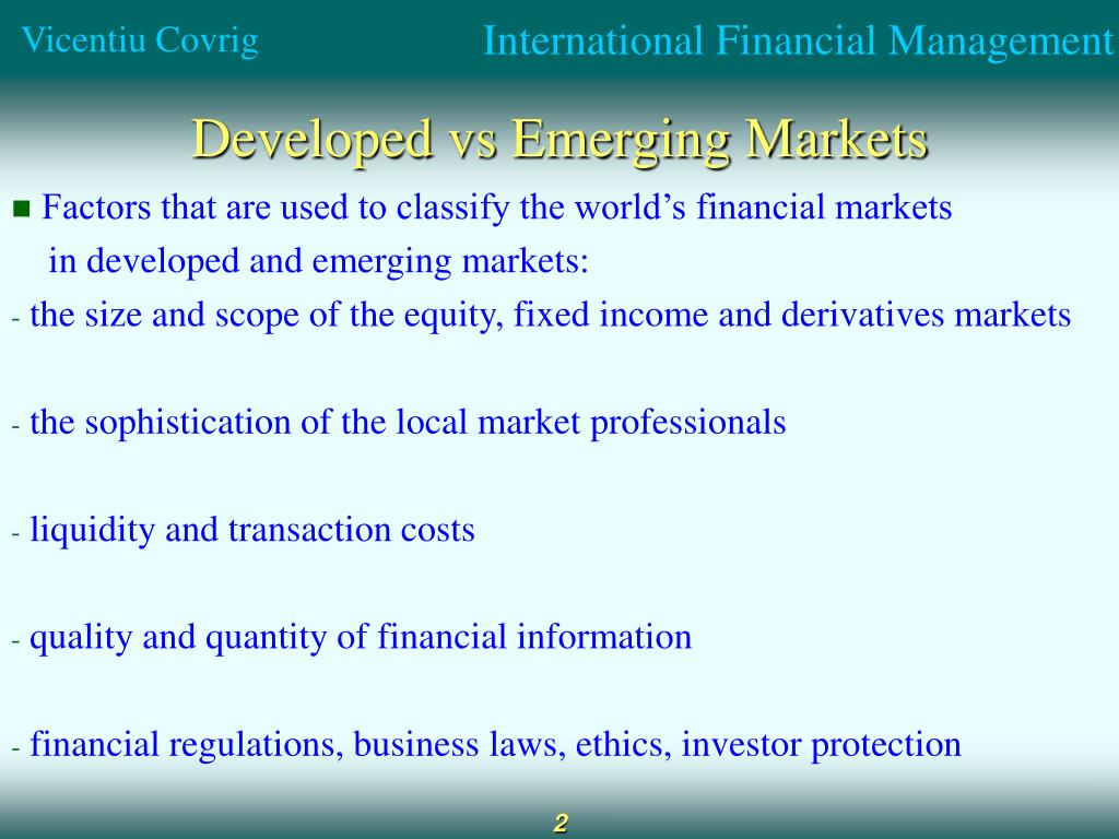 PPT - International Equity Markets ( Eun and Resnick chapter 13 ...