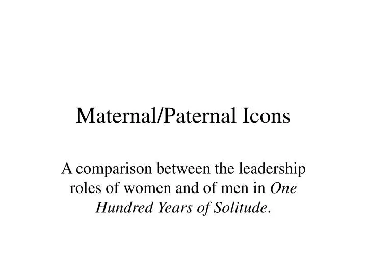 PPT - Maternal/Paternal Icons PowerPoint Presentation, free download ...
