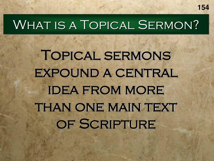 PPT - Topical Preaching PowerPoint Presentation - ID:1760017