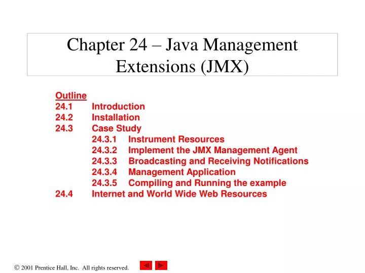PPT - Chapter 24 – Java Management Extensions (JMX) PowerPoint ... PPT - Chapter 24 – Java Management Extensions (JMX) PowerPoint ...
