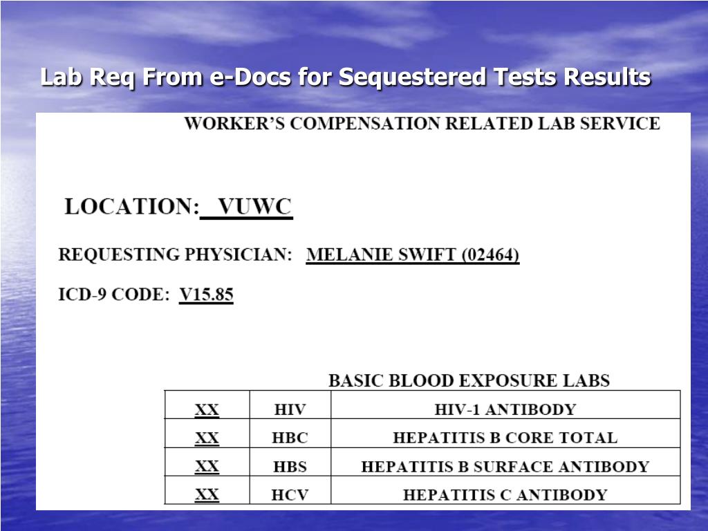 PPT - Exposure to Blood & Body Fluids PowerPoint Presentation, free ...