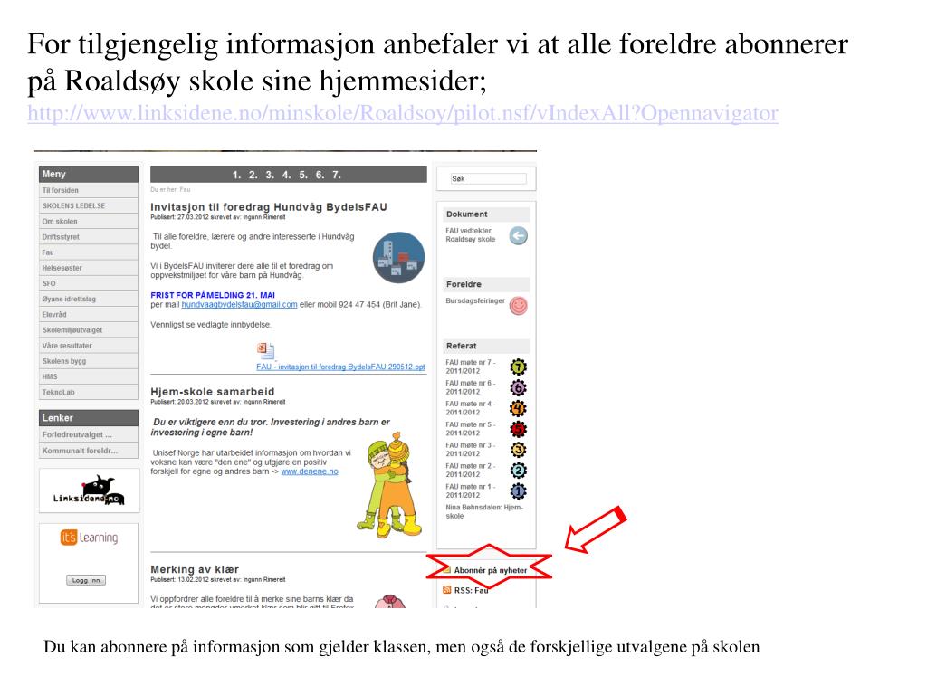 PPT - Presentasjon til nye 1ste klasse foreldre Torbjørn Nilsen ...