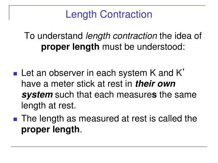 PPT - Derivation of Lorentz Transformations PowerPoint Presentation ...