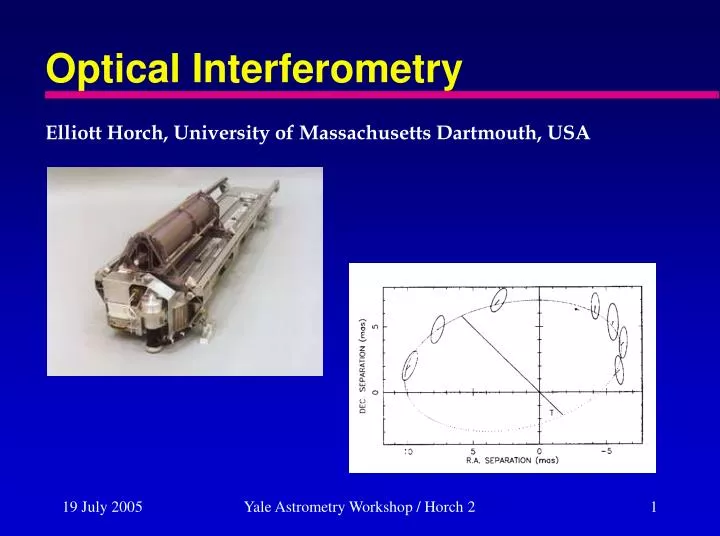 PPT - Optical Interferometry PowerPoint Presentation, free download ...