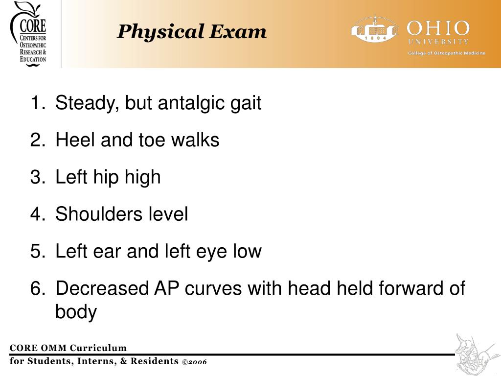 PPT - Lower Extremity: Osteopathic Approach to Patients with Postural ...