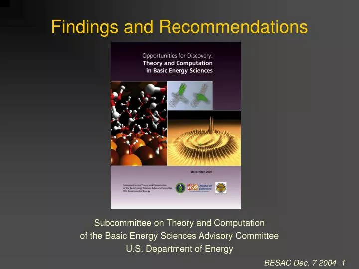 PPT - Findings and Recommendations PowerPoint Presentation, free ...