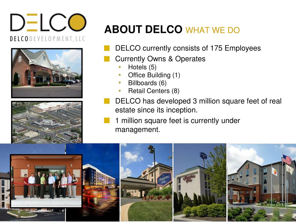 PPT - About DELCO Culture & Tradition Experience & Ownership Ownership ...