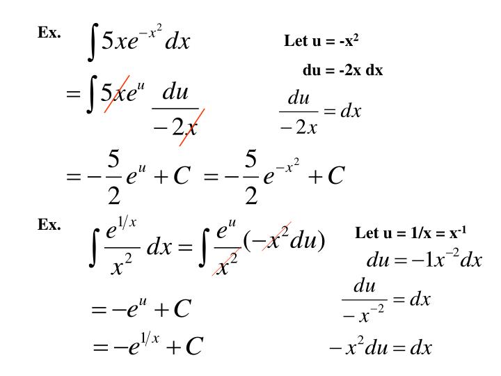PPT - 5.4 Exponential Functions: Differentiation and Integration ...