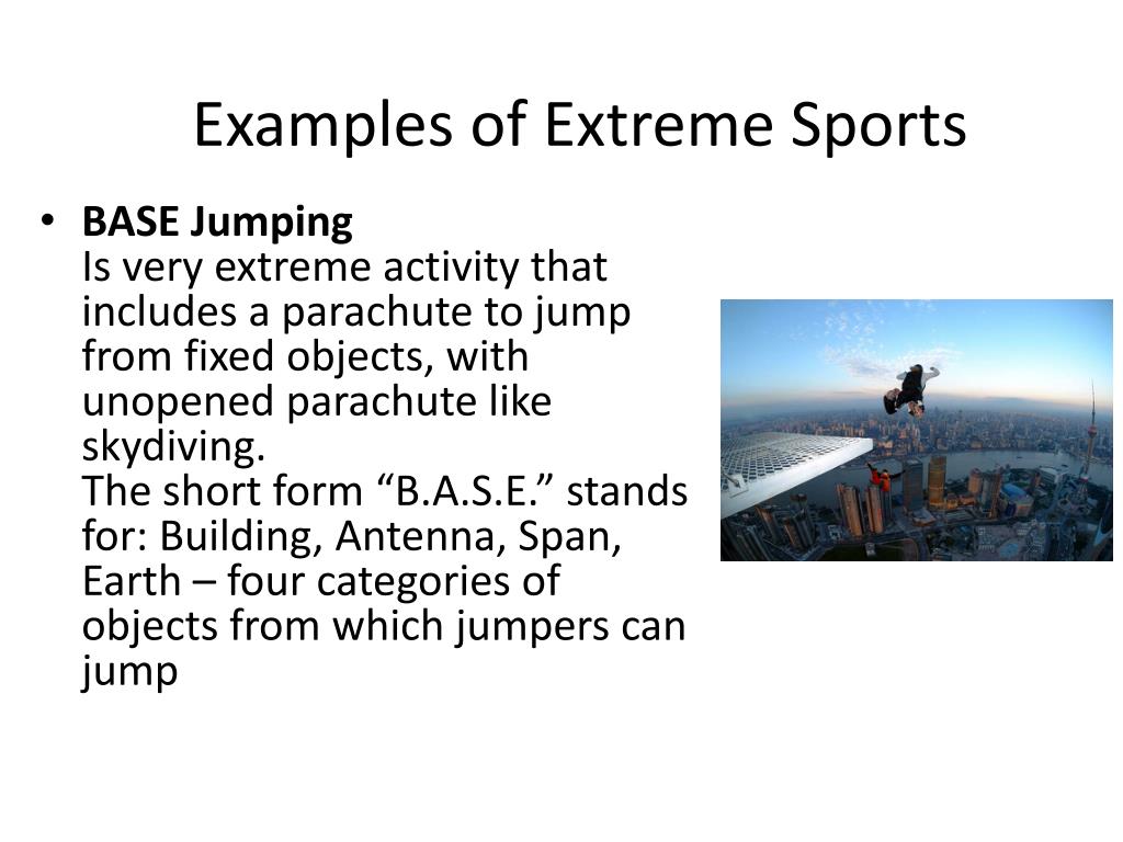 What Are Examples Of Extreme Sports at James Ivery blog