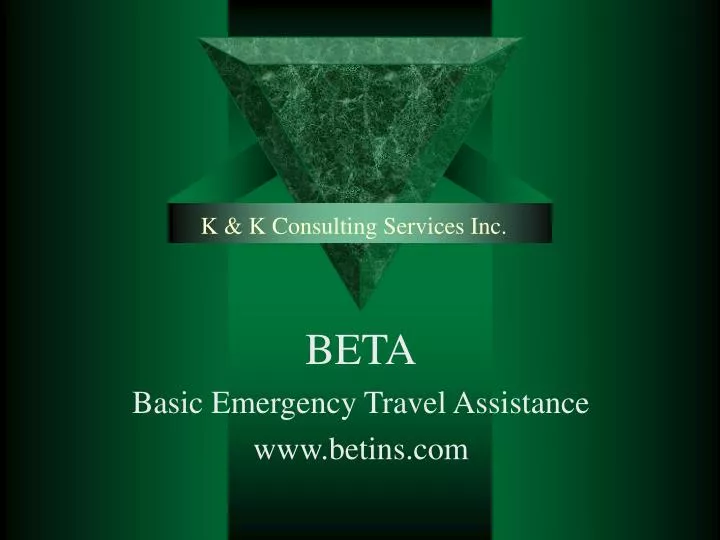 PPT - K & K Consulting Services Inc. PowerPoint Presentation, free download - ID:1761520