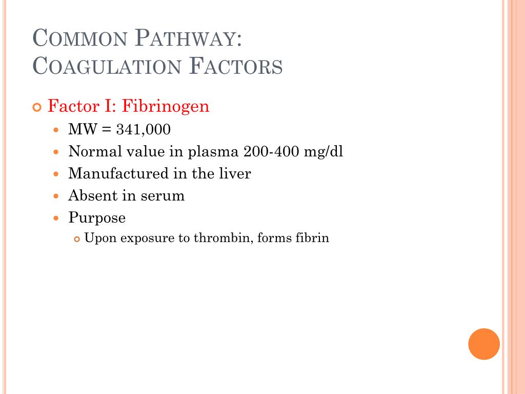 PPT - MLAB 1227: Coagulation Keri Brophy -Martinez PowerPoint ...