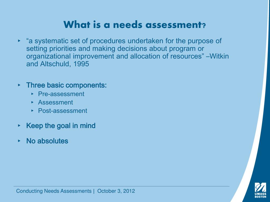PPT - Conducting Community Needs Assessments : Planning for the growing ...