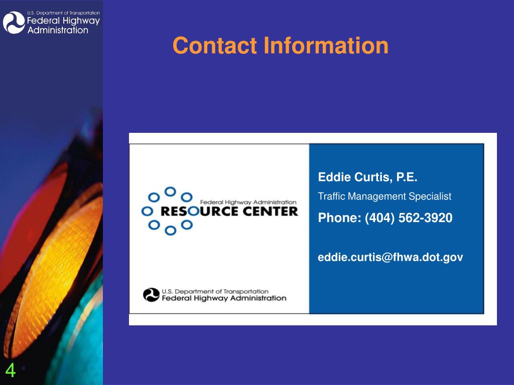 PPT - FHWA Traffic Signal Management Reviews PowerPoint Presentation ...