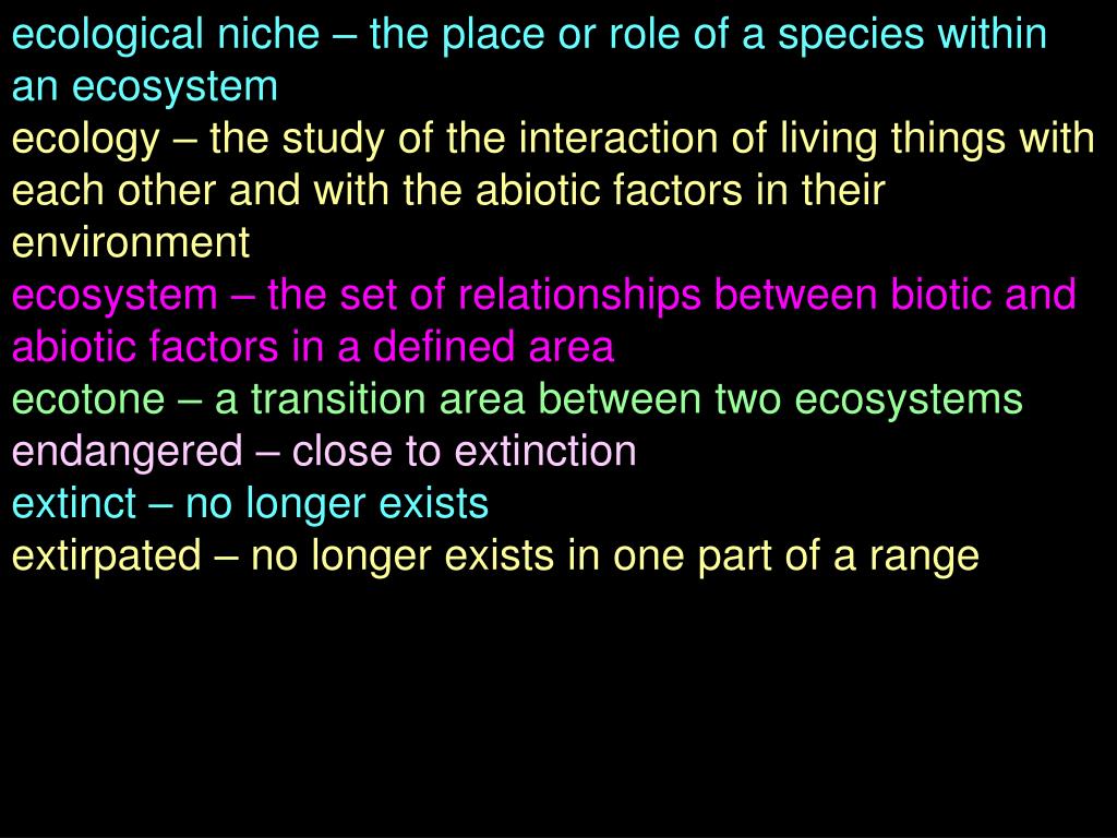 PPT - Chapter One Glossary abiotic – non-living albedo – percentage of ...