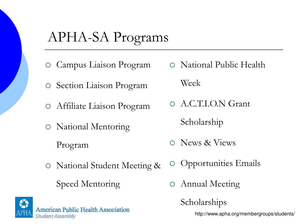 PPT - American Public Health Association Student Assembly PowerPoint ...