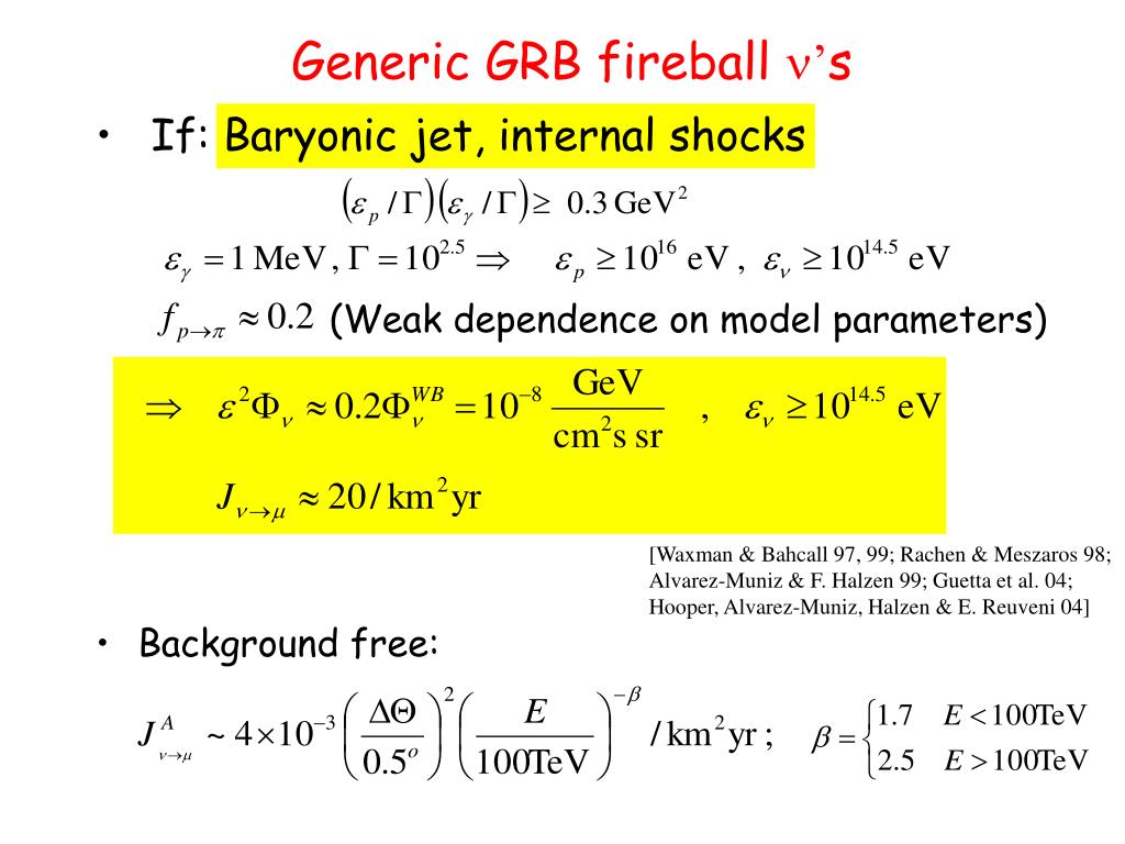PPT - The case for High energy neutrino astronomy PowerPoint ...