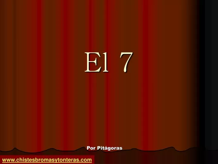 PPT - El 7 PowerPoint Presentation, free download - ID:1764724
