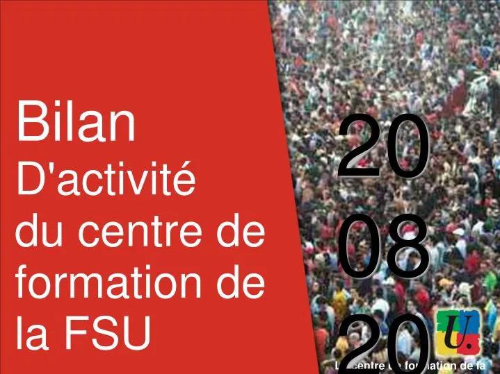 PPT - Le centre de formation de la FSU PowerPoint Presentation, free ...