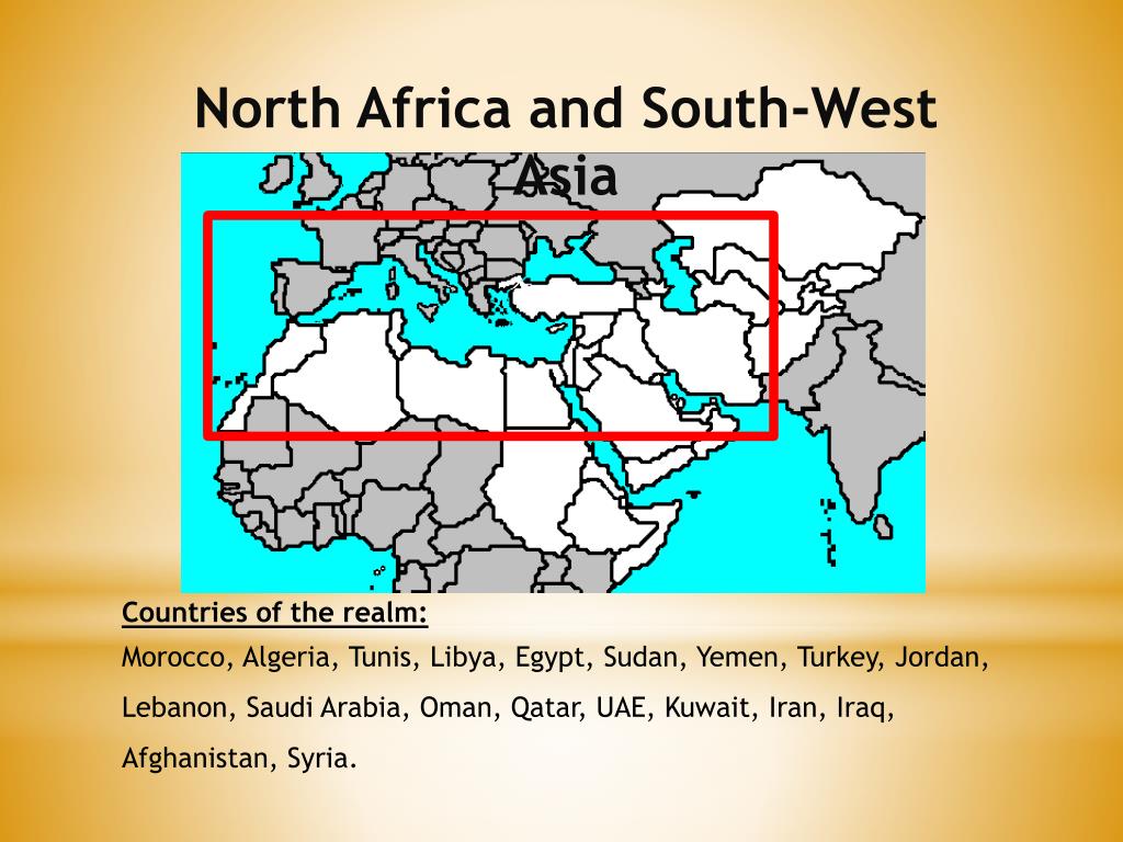 PPT - The Geographical and Cultural Landscape of North Africa and South ...