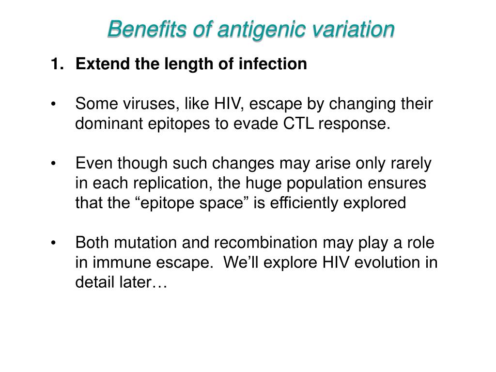 PPT - Immunology & Disease: Understanding Parasite Antigenic Diversity ...