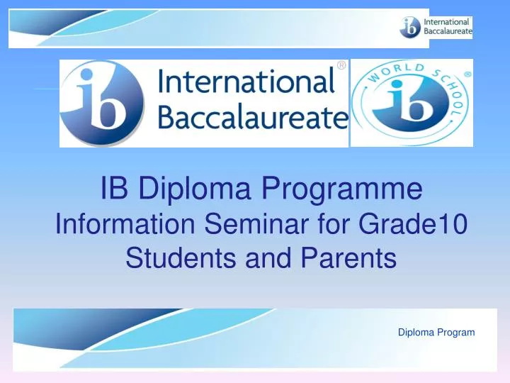 PPT - Diploma Program PowerPoint Presentation, free download - ID:1766152