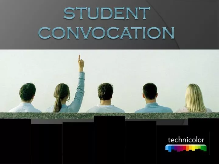 PPT - STUDENT CONVOCATION PowerPoint Presentation, free download - ID ...