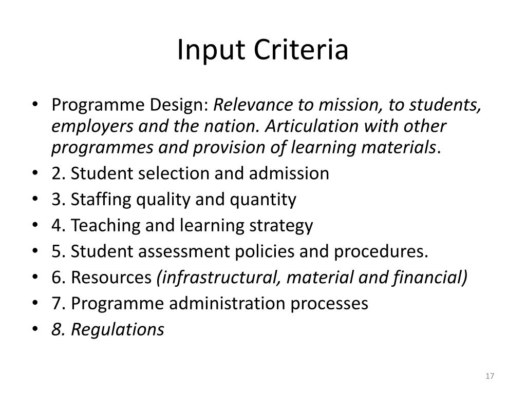 PPT - ACCREDITATION OF HIGHER EDUCATION INSTITUTIONS,THEIR PROGRAMMES ...