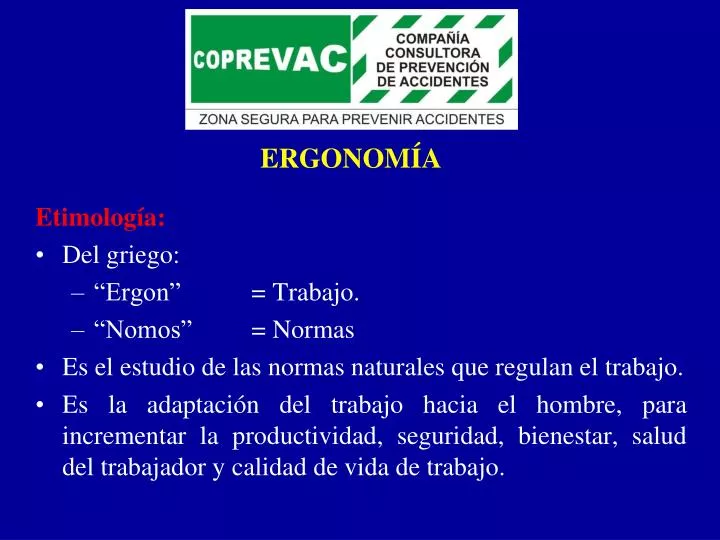 PPT - ERGONOMÍA PowerPoint Presentation, free download - ID:1766616