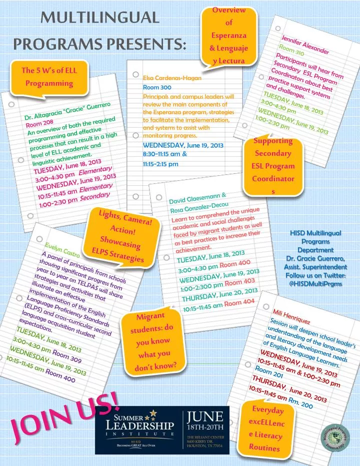 PPT - MULTILINGUAL PROGRAMS PRESENTS: PowerPoint Presentation, free ...