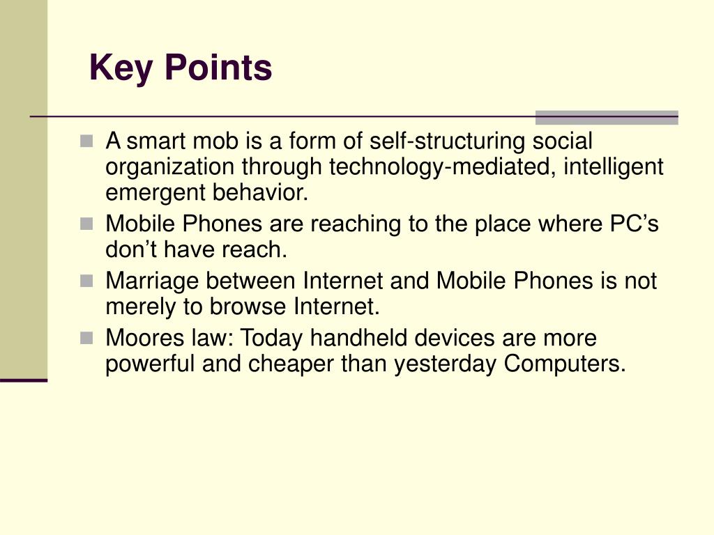 PPT - Book Report on SMART MOBS The next social revolution PowerPoint ...