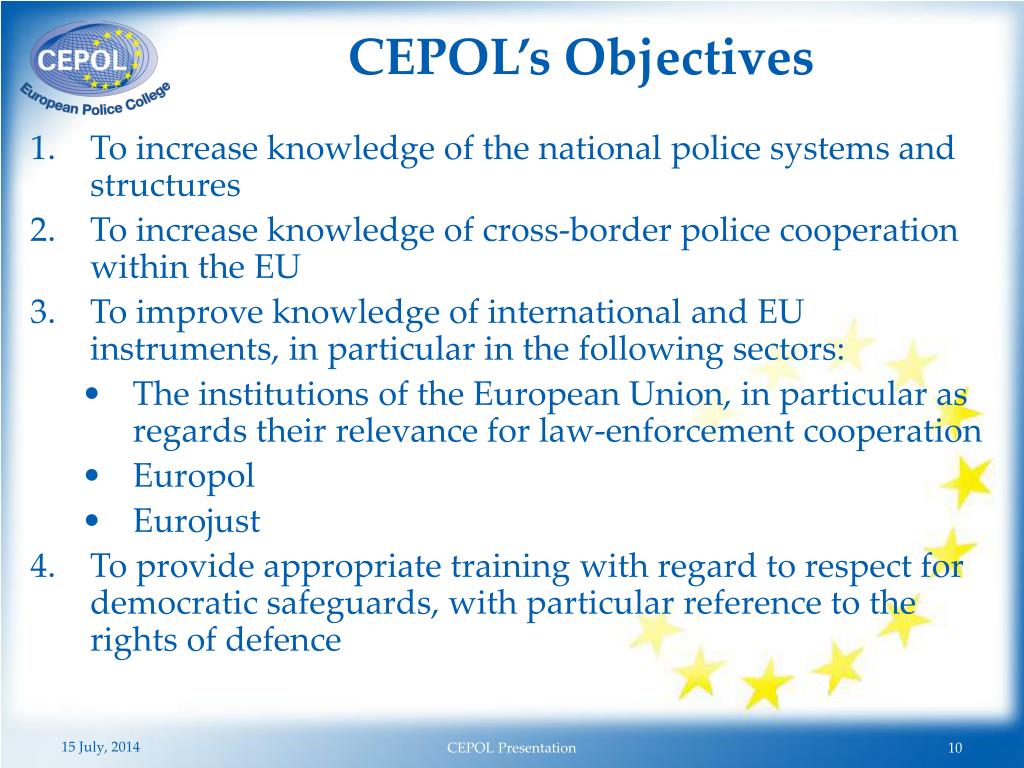 PPT - CEPOL - European Police College PowerPoint Presentation, free ...
