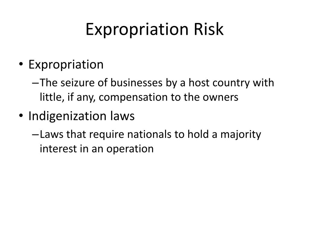 PPT - Financing Global Firm, FDI & Political Risk PowerPoint ...